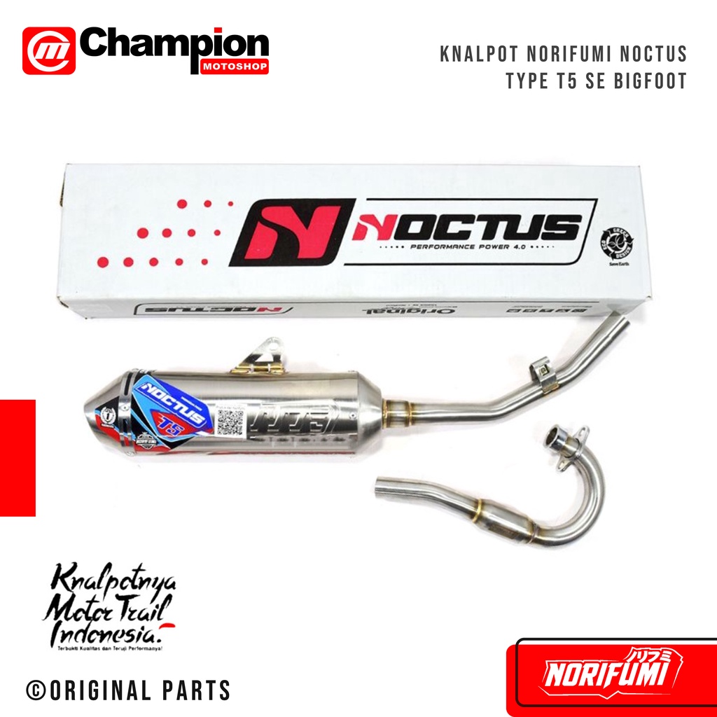 Original Muffler Exhaust Noctus Norifumi T5 Klx 150 Bf Crf 150l Wr155 ...