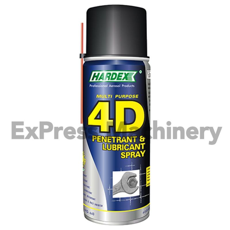 HARDEX 4D PENETRANT & LUBRICANT SPRAY ANTI RUST 200ml/400 | Shopee Malaysia