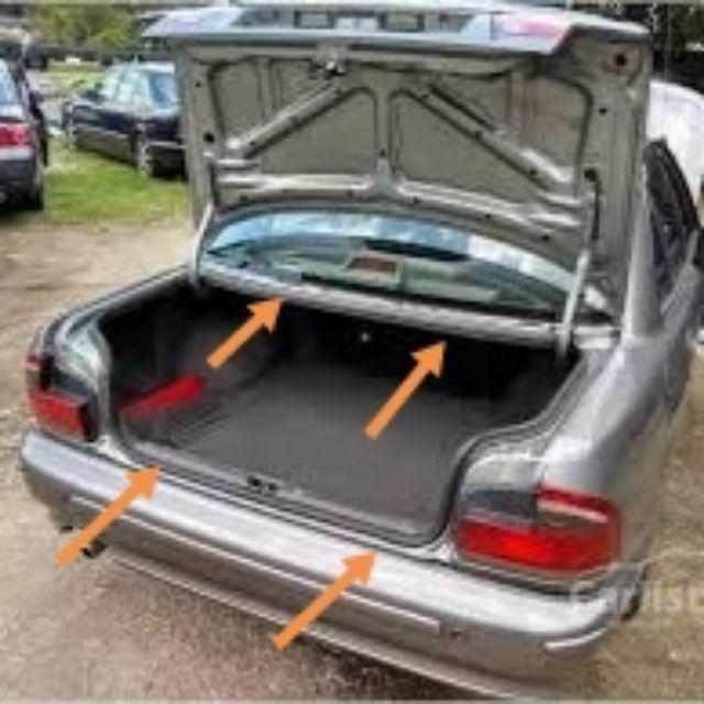 PROTON WIRA SEDAN / AEROBACK REAR BOOT BONNET RUBBER (OEM) | Shopee Malaysia