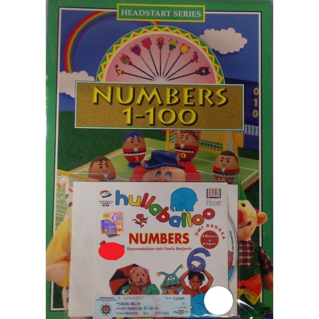 Numbers 1 To 100 Numbers - Floella Benjamin VCD With Book | Shopee Malaysia