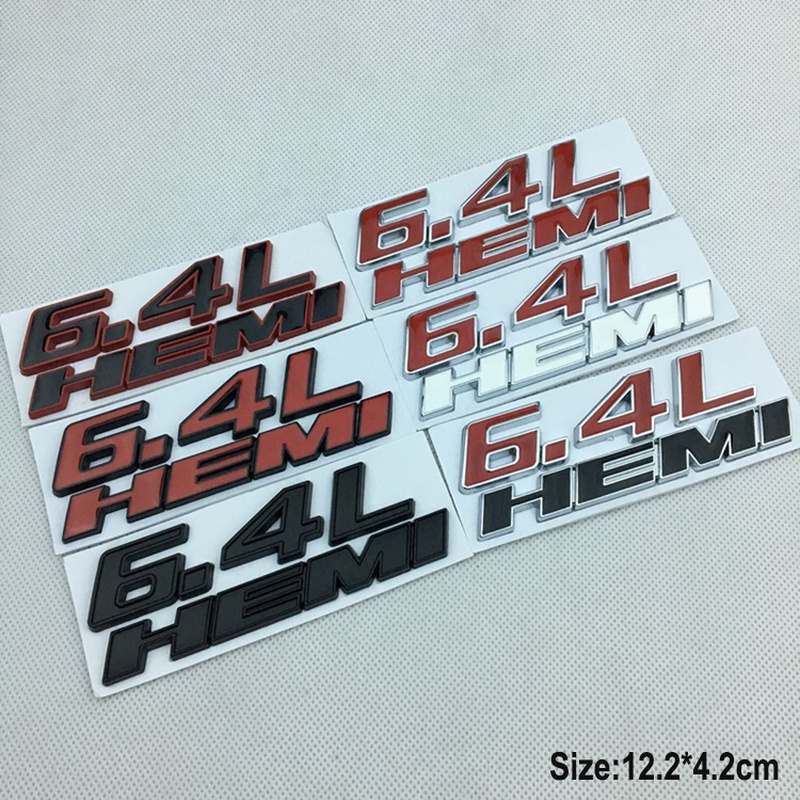Jeep Grand Cherokee car emblem 6.4L HEMI metal modification emblem ...