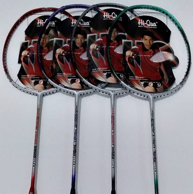 KAYU Flexible - Hi-Qua TITANIUM POINT HiQua Badminton Racket ORIGINAL ...