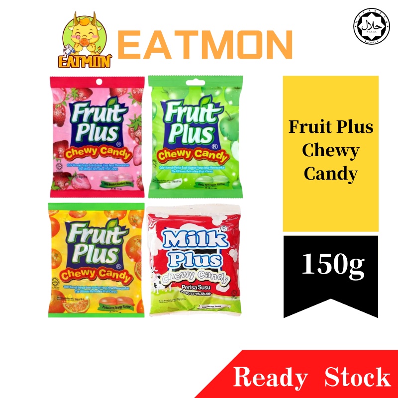 [EATMON] Fruit Plus Chewy Candy | Shopee Malaysia