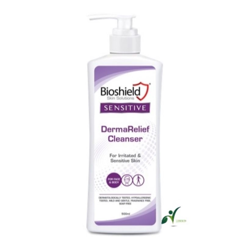 Bioshield Sensitive DermaRelief Cleanser 500ml (Exp:11/2025] | Shopee ...