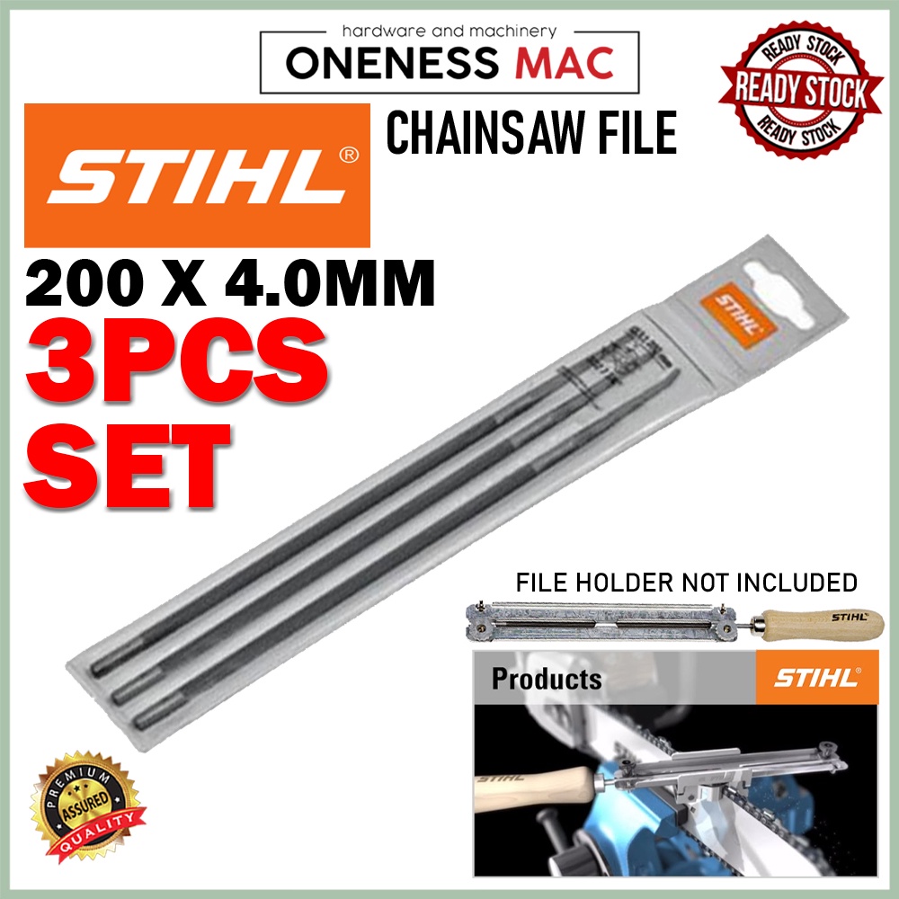 ''STIHL'' CHAINSAW ROUND FILE - 5/32'' 200 X 4.0MM 7 7/8 X 5/32'' FILE ...