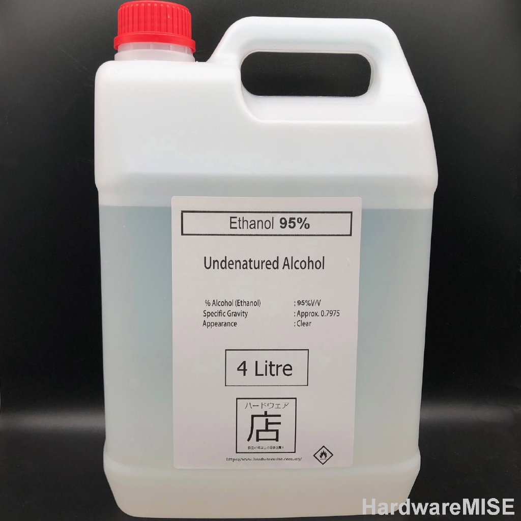 Ethanol 95% Sanitizer Food Grade Undenatured Ethyl Alcohol Potable ...