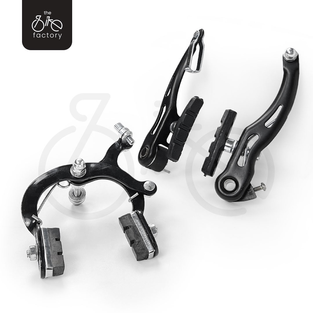 MTB Brake Set Bicycle For Mountain Bike Fixie Basikal Gunung | Shopee ...