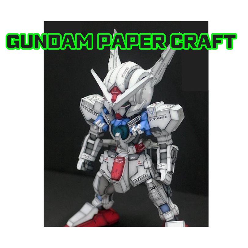 SD GUNDAM EXIA PAPER CRAFT MODEL KITS DIY | Shopee Malaysia