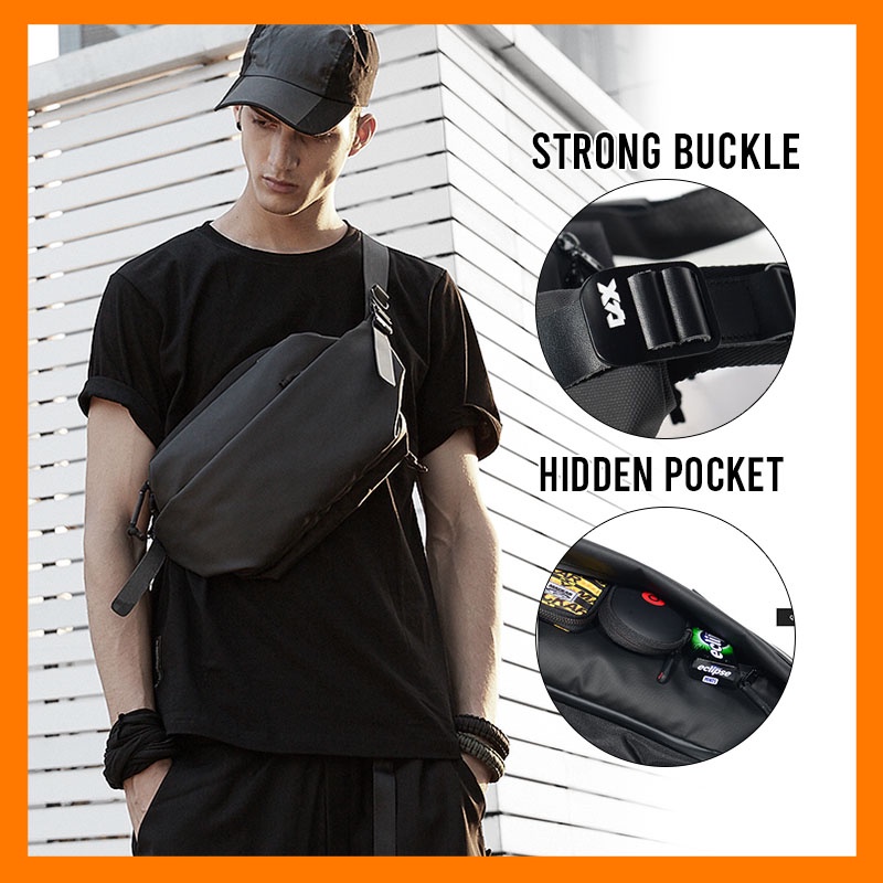 Sifubeg X-Mackar Mac Waist Bag BLACK 90223 Crossbody Men Bags Pouchbeg ...