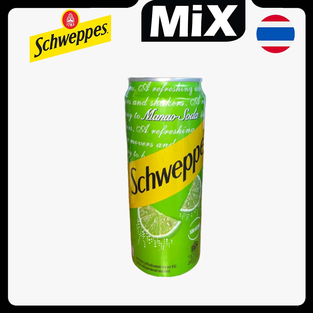 【Thailand】Schweppes Sparkling Lime Soda 330ml Schweppes 苏打水 | Shopee ...