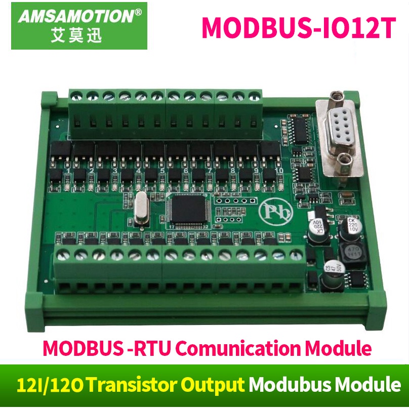 MODBUS-RTU 12DI/12DO Transistor Output Acquisition 485 Industrial ...