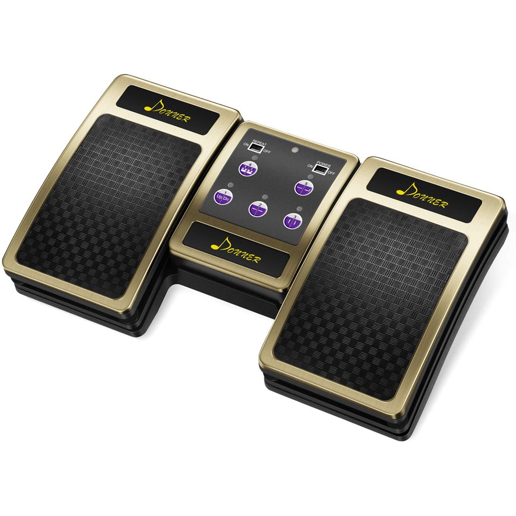 Donner Hand-Free Wireless Page Turner Pedal for Tablets Ipad, MAC ...