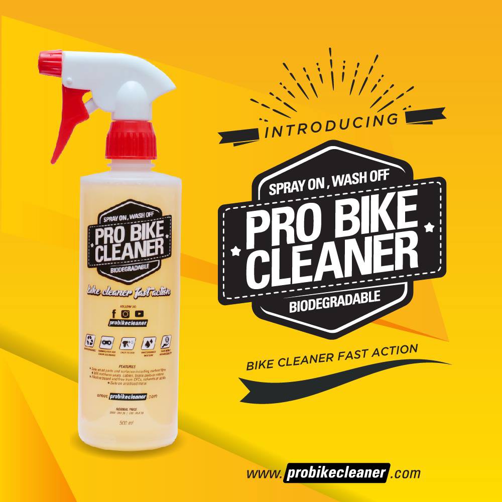 Pro Bike Cleaner for Motorcycle & Bicycle Chain with Chain Brush. Dirt ...