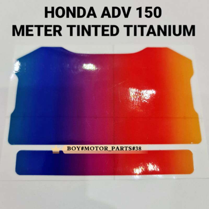 HONDA ADV 150.METER TINTED TITANIUM STICKER | Shopee Malaysia