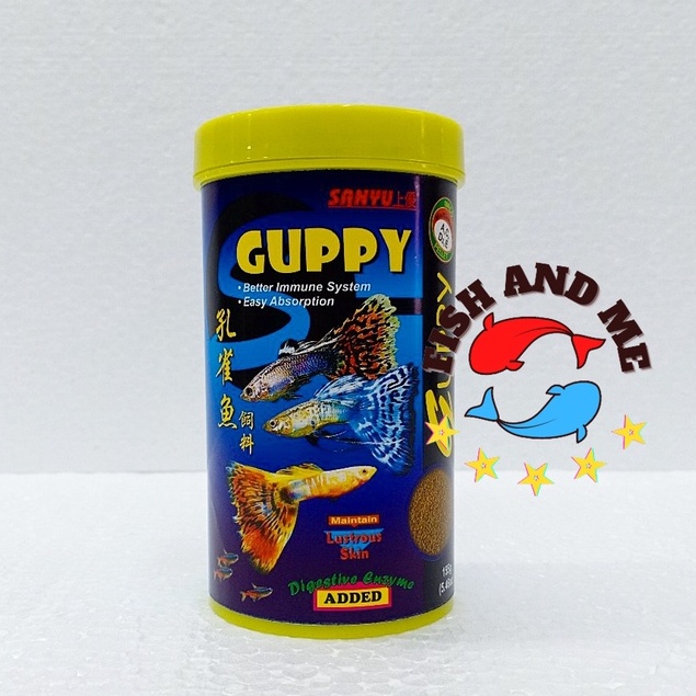 SANYU GUPPY FISH FOOD (155gm) | Shopee Malaysia