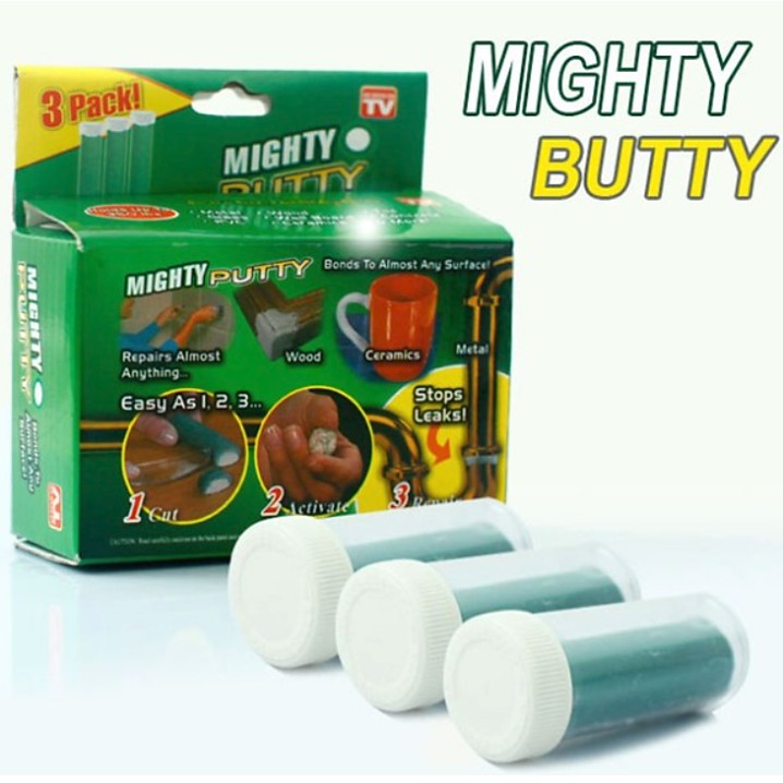 Mighty Putty Powerful Bonding Epoxy Sticks fix seal pipe bocor sealer ...