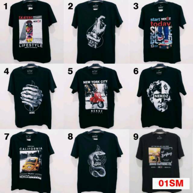 Distro T-Shirt Men With The Latest Models (Various Models) | Shopee ...