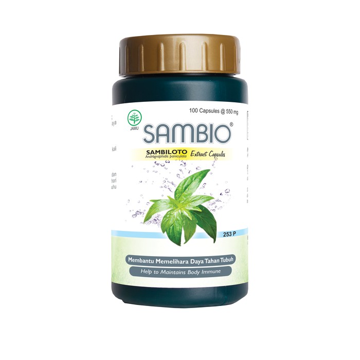 Sambio 100 Capsules - Sambiloto Leaf Extract | Shopee Malaysia