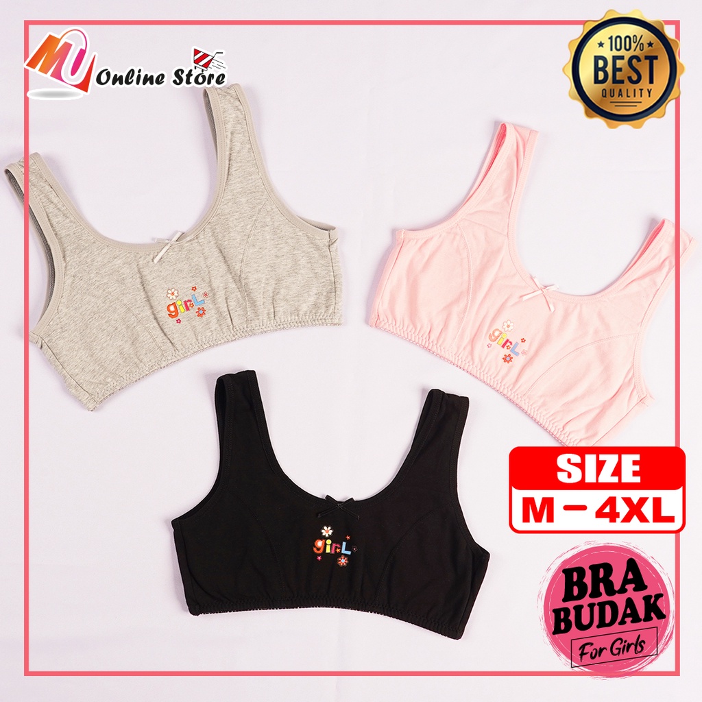 MU BRA TIUB KANAK KANAK PEREMPUAN / GIRLS SINGLET / BAJU DALAM BUDAK ...