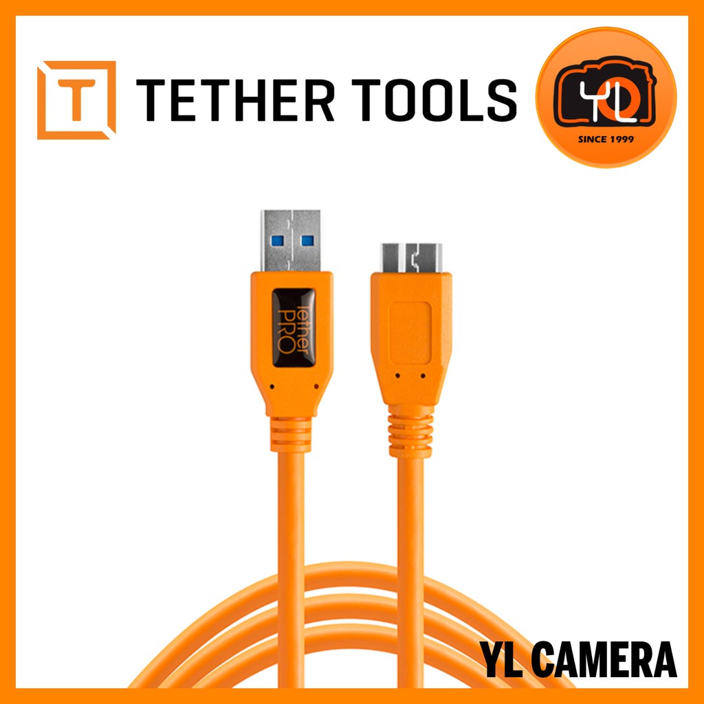 Tether Tools CU5454 TetherPro USB 3.0 to Micro-B Cable 15′ (4.6m ...