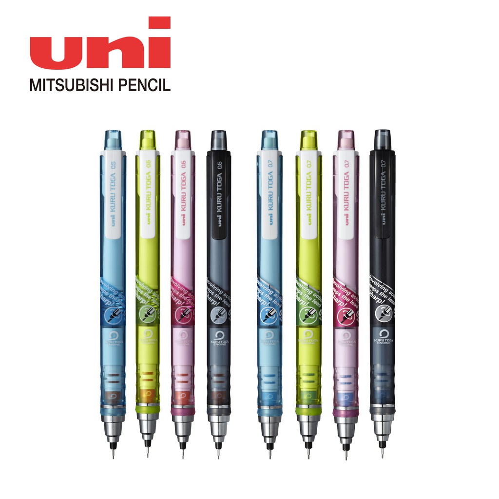 Uni Kuru Toga Mechanical Pencil Starter Model (0.5mm/0.7mm) M5/M7-450T | Shopee Malaysia
