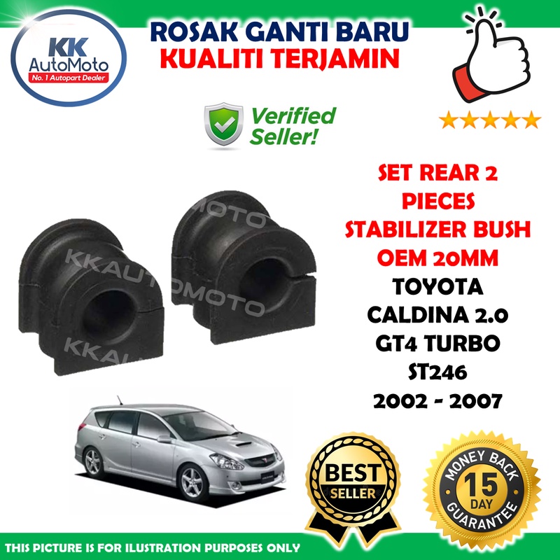 OEM Rear Stabilizer Sway Bar Bush 20mm 2 Biji Anti Roll Bar Bush ...