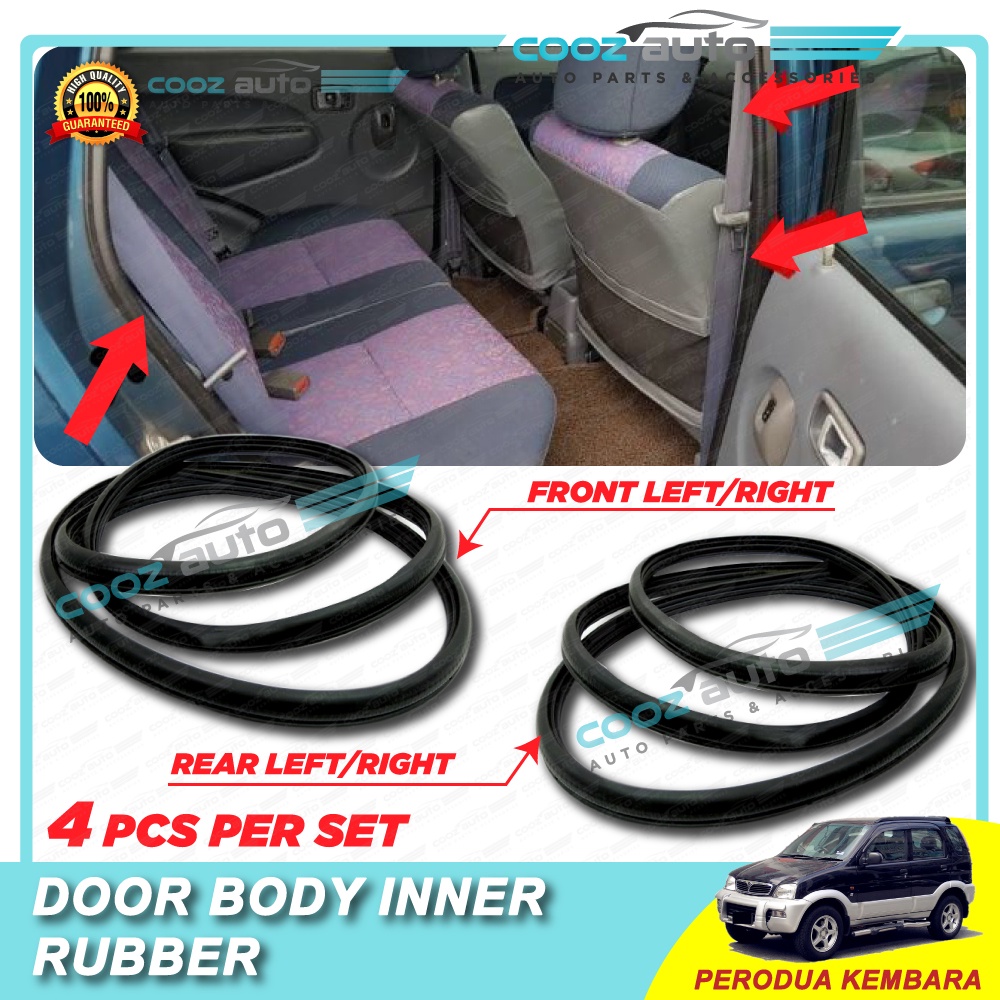 Perodua Kembara Door Inner Rubber Door Rubber Weatherstrip Body Rubber ...