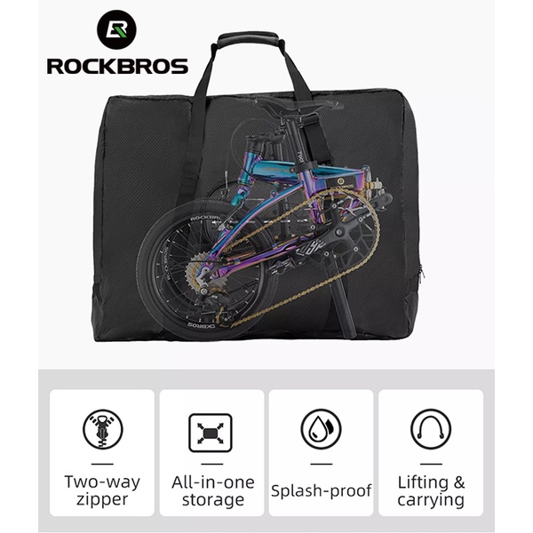 ROCKBROS Waterproof Big Capacity Folding Bike Carry Bag | Shopee Malaysia