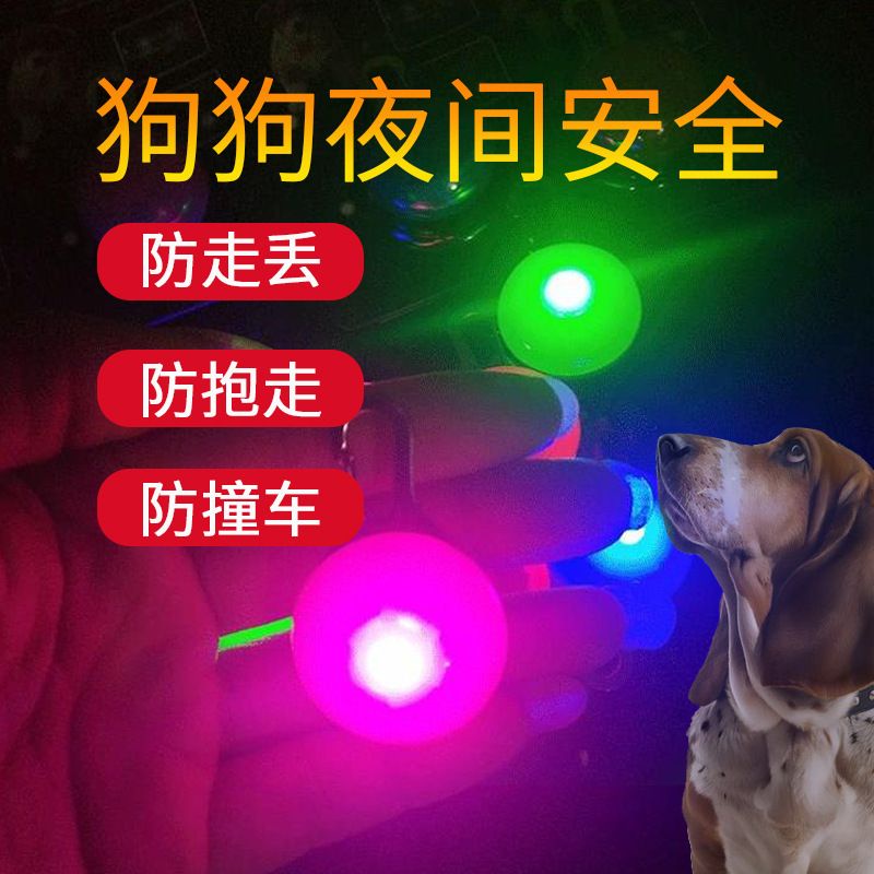 Pet LED luminous PENDANT DOG TAG night light anti loss lamp宠物LED ...