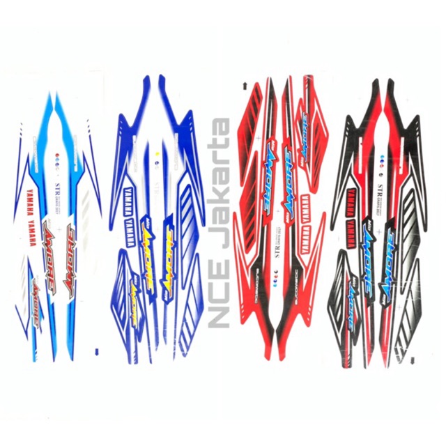 Mio AMORE THAILAND STRIPING Stickers | Shopee Malaysia