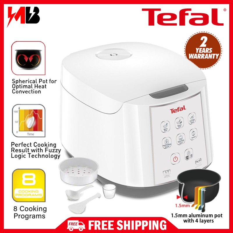 [ FREE Bubble Wrap ] Tefal RK7321 Fuzzy Logic Rice Cooker 1.8L 10 Cups ...