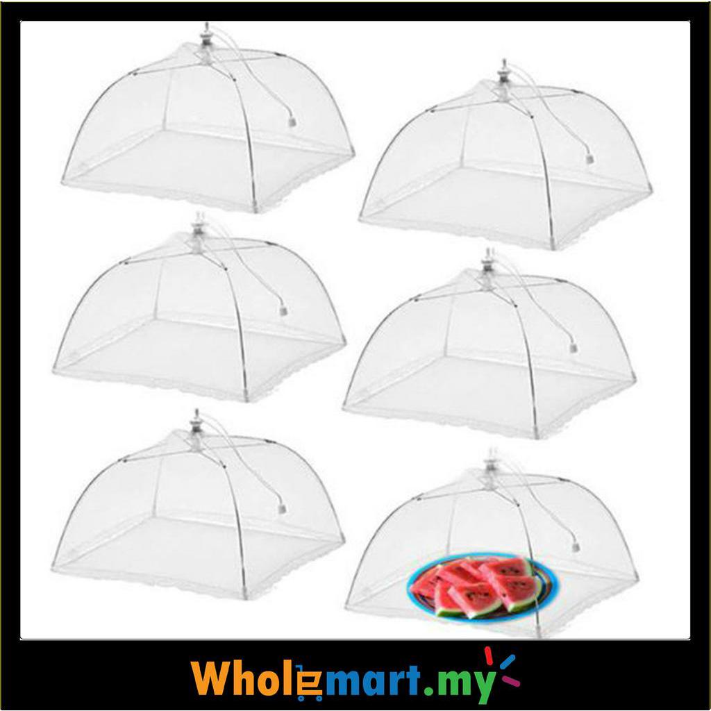 【Wholemart】Kitchen Foldable Meals Cover Dish Cover Anti-fly Table Food ...