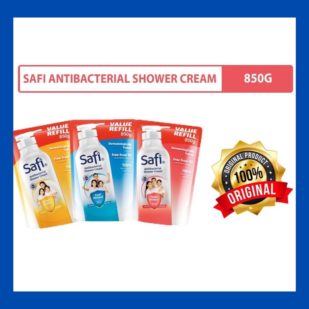 Safi Antibacterial Shower Cream Hair & Body Wash Sabun Mandi Krim ...