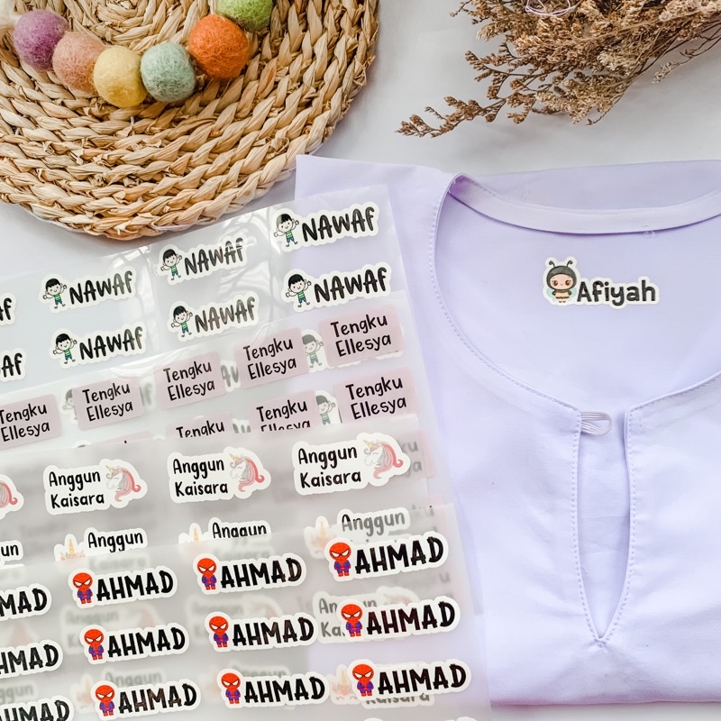 Iron On Labels / Sticker Baju | Shopee Malaysia
