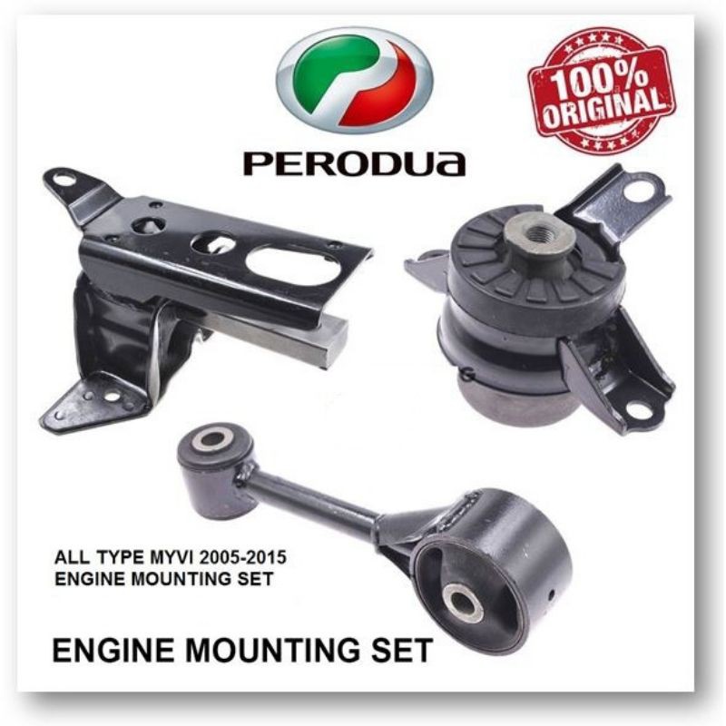 Perodua Myvi, Lagi Best & Alza Engine Mounting Set For Auto Manual ...