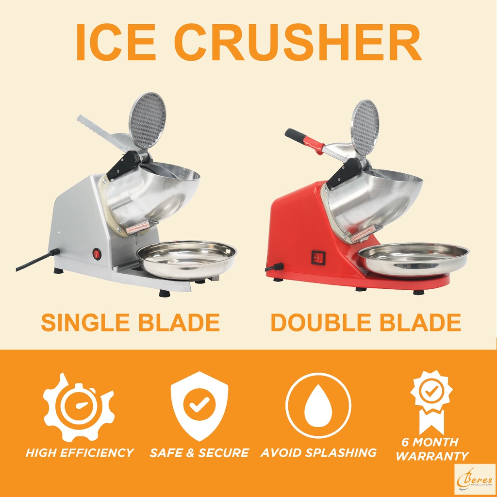 Mesin Ais Kacang Ice Crusher Ice Shaver Mesin Air Batu ABC Mesin Kisar ...
