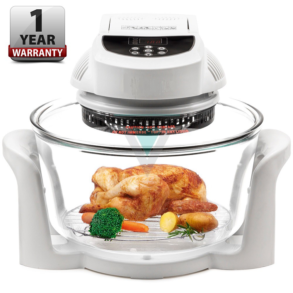 12L Digital Halogen Convection Cooking Glass Oven OPTIONAL Extension ...