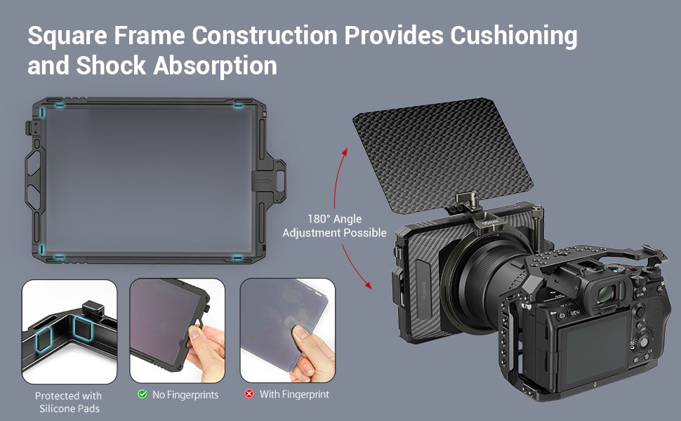 SmallRig Mini Matte Box Lite with Top Flag for DSLRs and Mirrorless ...