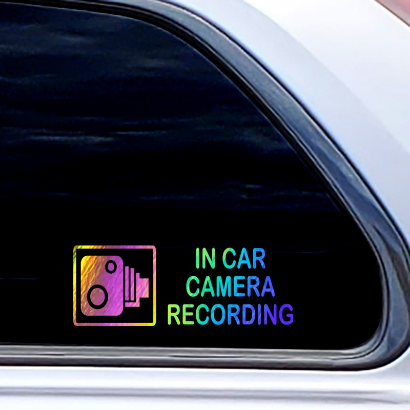 Car Stickers CCTV Signs-Van,Lorry,Truck,Taxi,Bus,Camera Recording ...