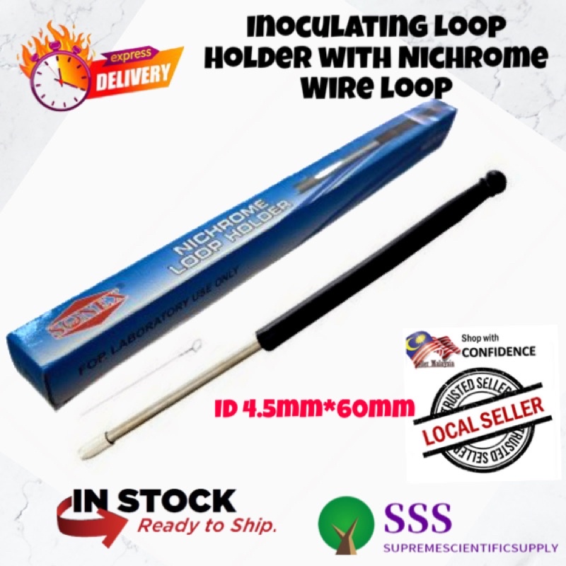 🔥[Ready stock]🔥Inoculating Loop Holder with Nichrome Wire Loop(ID4.5mm ...