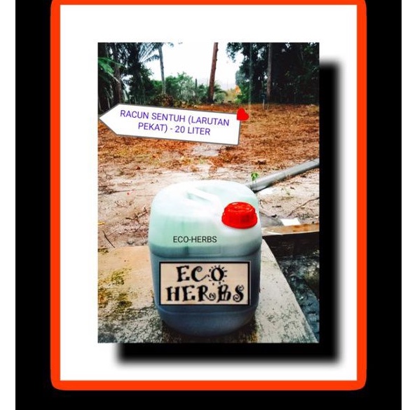 (READY STOCK) RACUN RUMPUT/LALANG/RUMPAI LADANG (ECOGREEN) - 20 LITER ...