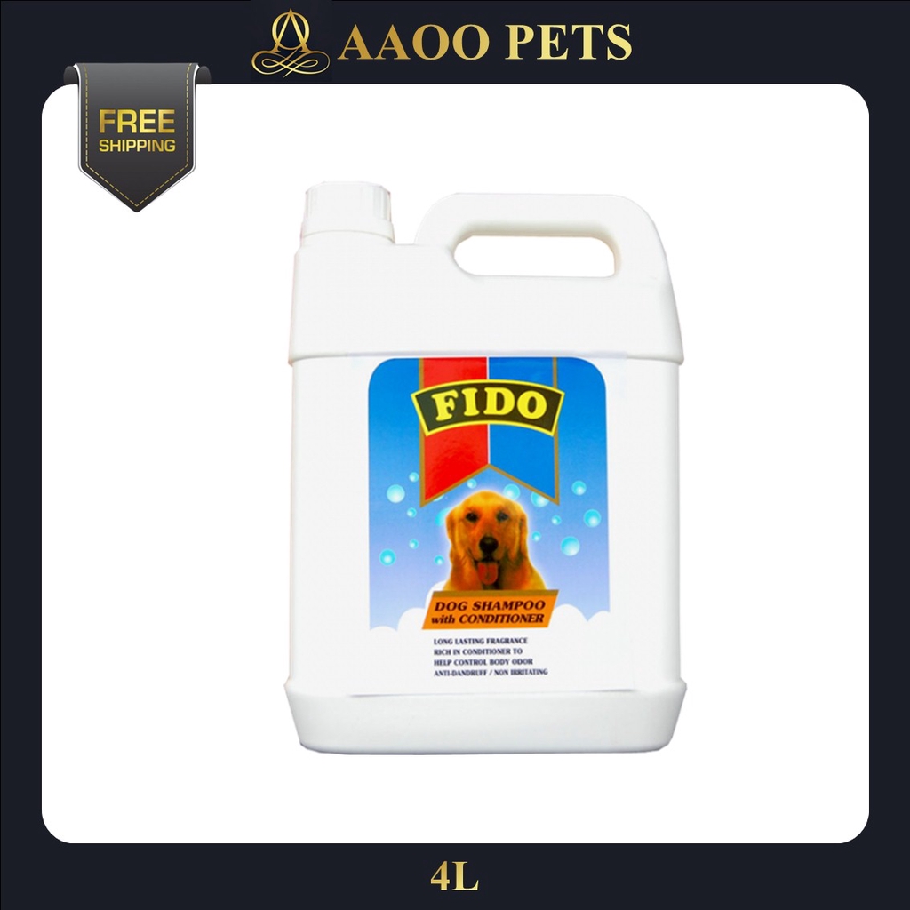 Fido Dog Shampoo 4L - Dog Shampoo / Pet Gromming / 4000ML | Shopee Malaysia