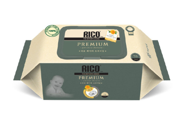 Rico Premium Wet Wipes – Premium (75Gsm x 70 Sheets) | Shopee Malaysia