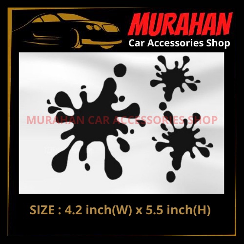 [ Ready Stock ] Splash Design 1 Car Sticker KERETA MYVI BEZZA SAGA ...