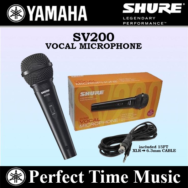 Shure SV200 Dynamic Vocal Microphone (SV 200) | Shopee Malaysia