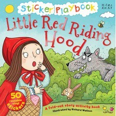 Sticker Playbook Little Red Riding Hood A fold-out story activity book ...