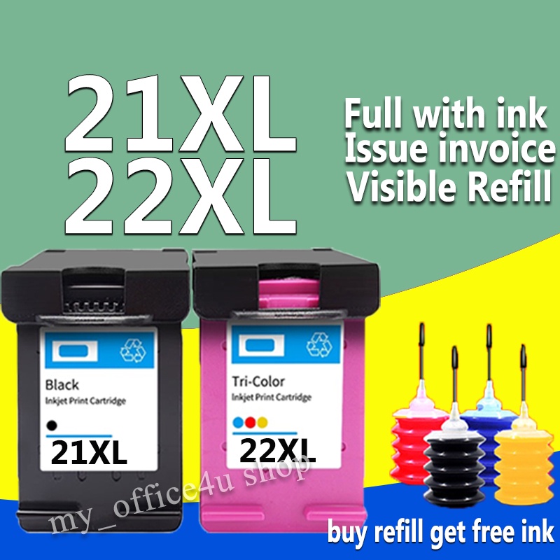 hp 21 hp 22 ink hp 21xl hp 22xl ink hp21xl hp22xl refillable ink ...
