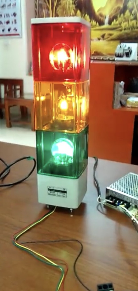 3-level tower light, 3-color rotating light 24v | Shopee Malaysia