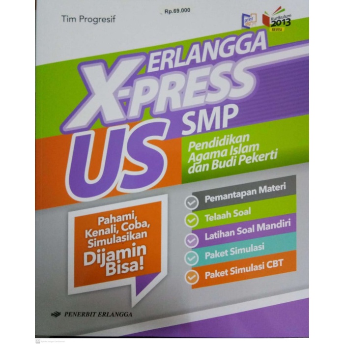 0032970430 - Erlangga BOOK (ORIGINAL) ERLANGGA X-PRESS US SMP ISLAMIC ...