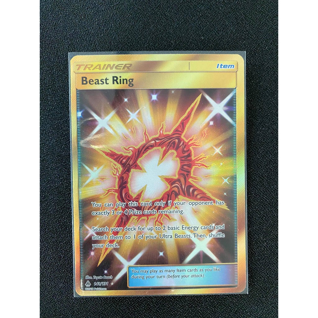 Sun & Moon: Forbidden Light SM6 Beast Ring - 141/131 - Secret Rare ...
